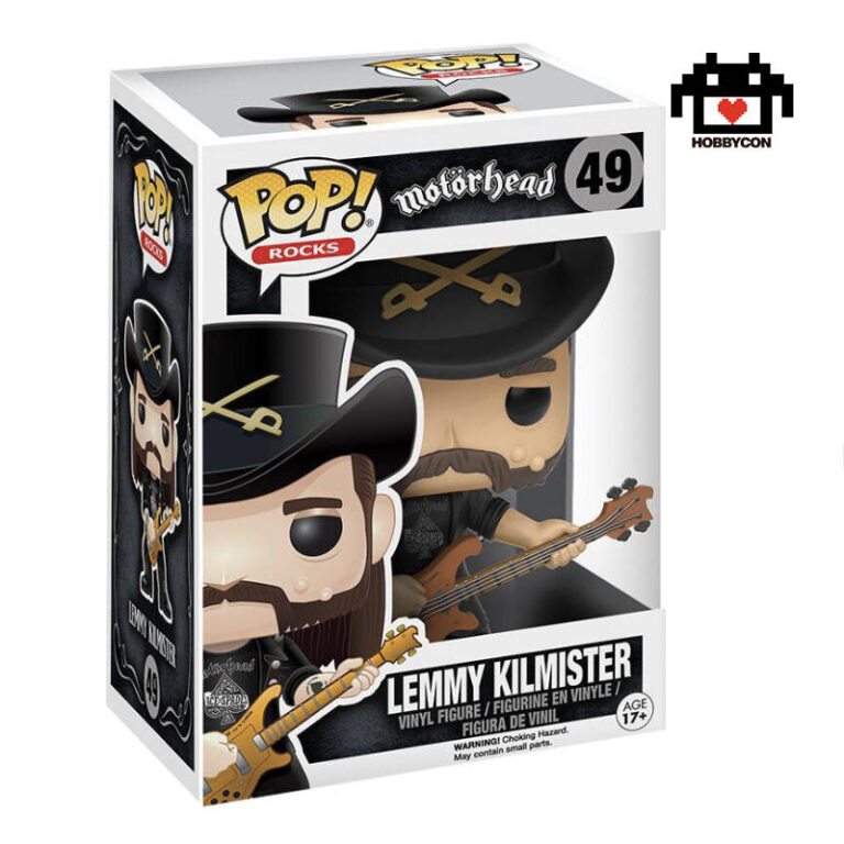 Lemmy Kilmister - Motörhead - 49 - Funko Pop! - HobbyCon