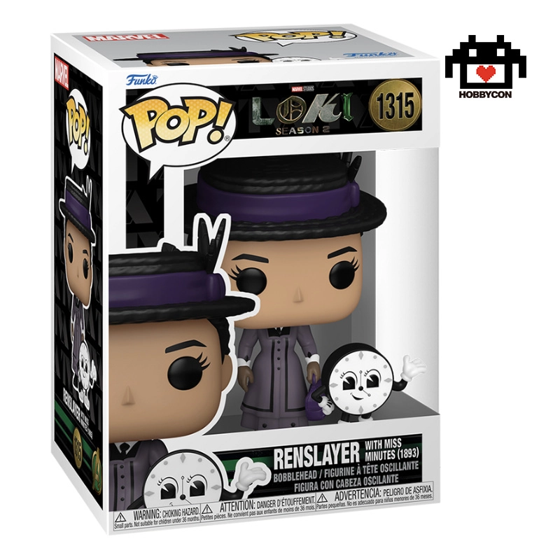 Renslayer con Miss Minutes - Loki Season 2 – 1315 – Funko Pop! - HobbyCon