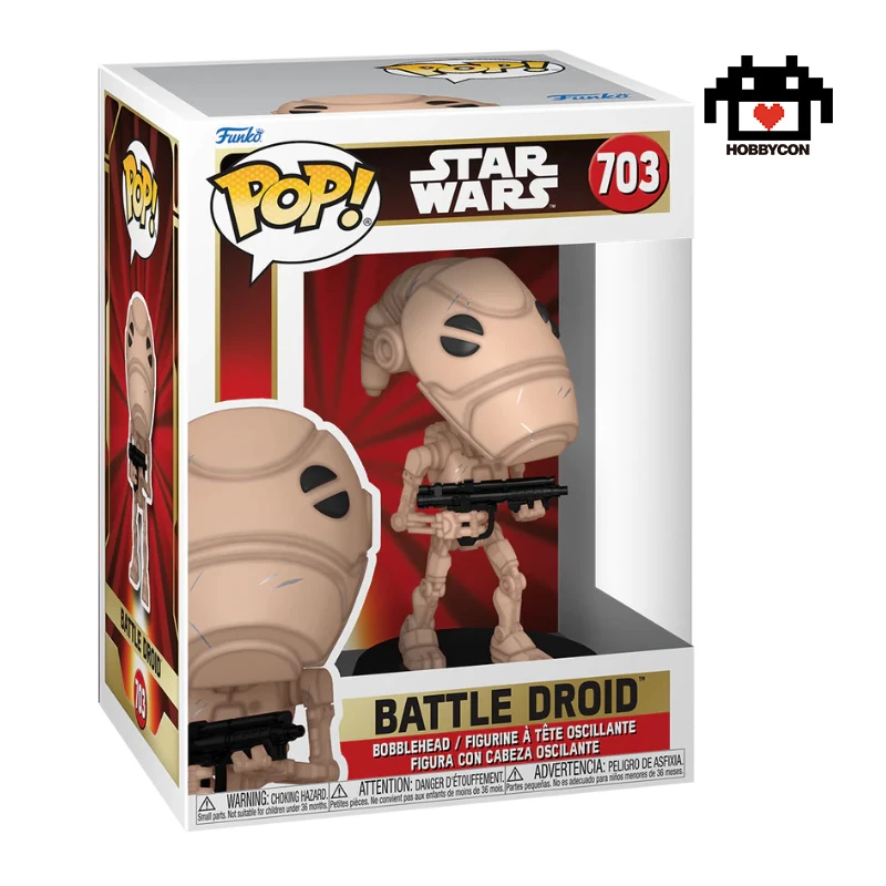 Battle Droid – Star Wars: Episodio 1 La Amenaza Fantasma – 703 – Funko ...
