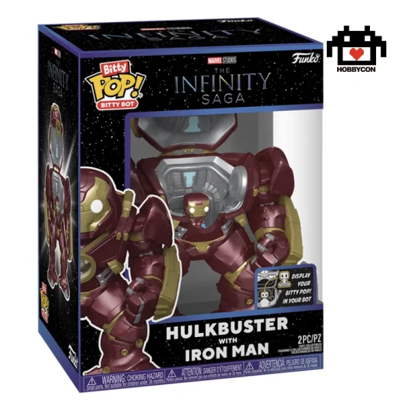 Hulkbuster con Iron Man – The Infinity Saga - Funko Bitty Pop!