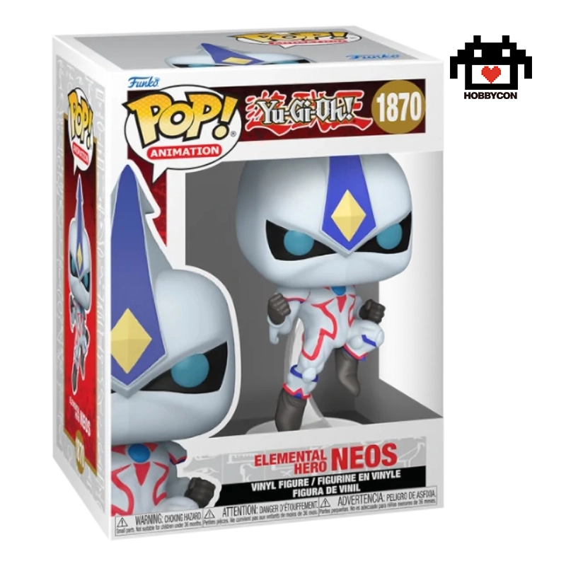 Elemental Hero Neos – Yu-Gi-Oh - 1870 – Funko Pop! - HobbyCon